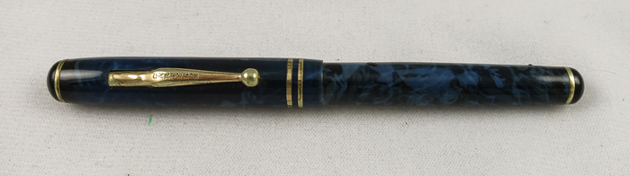 Carter Mid-size Derby - Lapis - Flex nib (Pen 391)